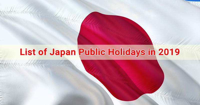 List of Japan Public Holidays in 2019 | Japan OFW
